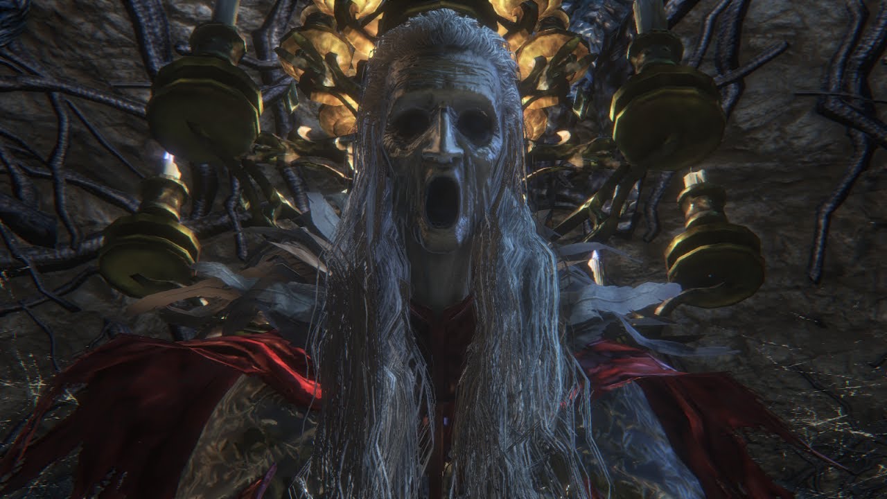 Bloodborne | Pthumerian Descendant (Pthumeru Ihyll) Boss Fight - YouTube