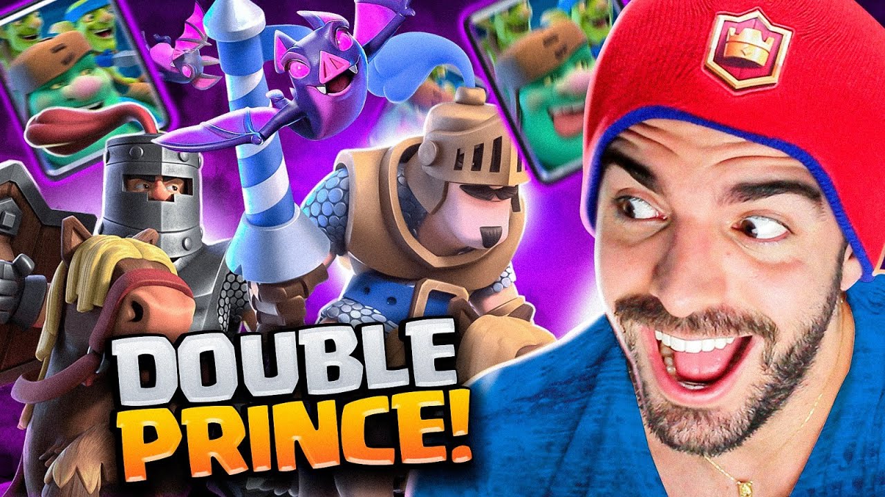 DECK DE DOUBLE PRINCE PARA VOCÊ SUBIR TROFEUS NO CLASH ROYALE! - YouTube