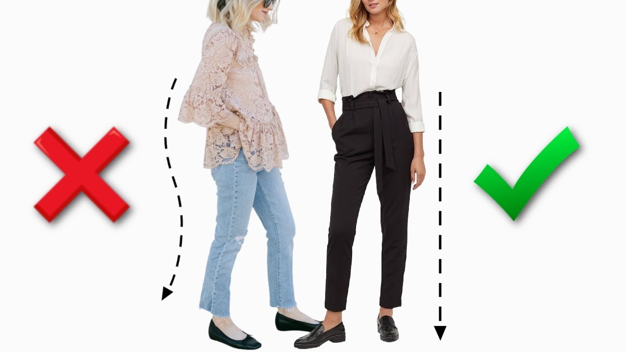 9 *Clever* Ways to INSTANTLY Look Taller & Slimmer! - YouTube