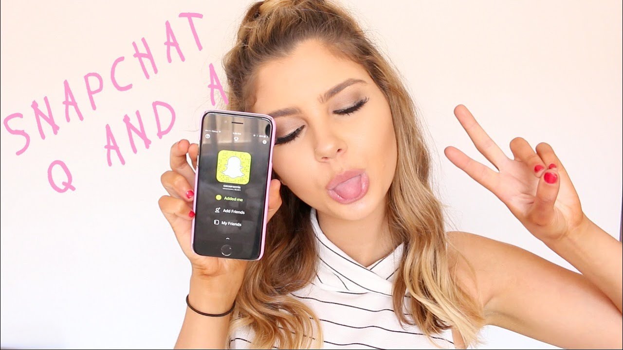 SNAPCHAT Q&A | CASS SERSEMIS - YouTube