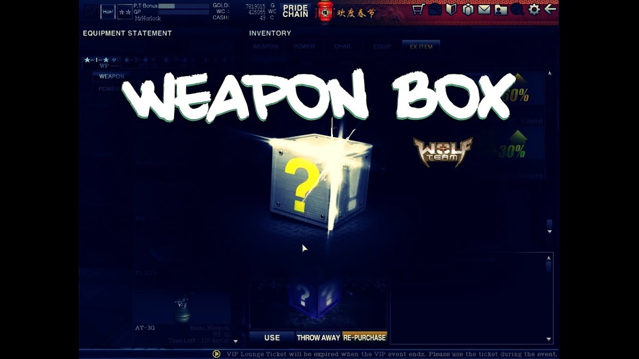 WOLFTEAM : Weapon Jackpot Box - YouTube