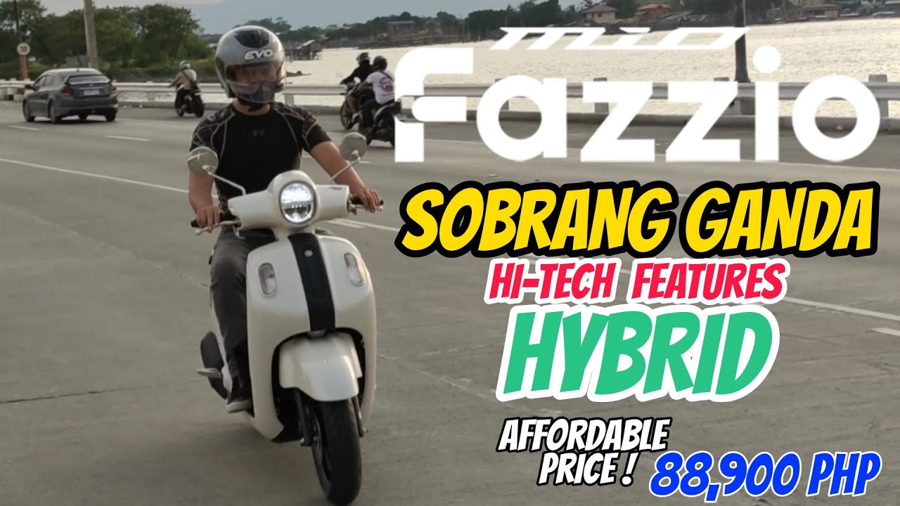 YAMAHA MIO FAZZIO 125 - Most beautiful - Hi TECH - Classic Scooter ...