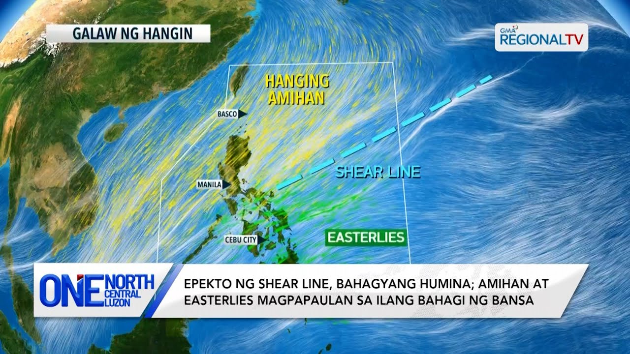 One North Central Luzon: Weather Update (January 16, 2025, 5PM) - YouTube