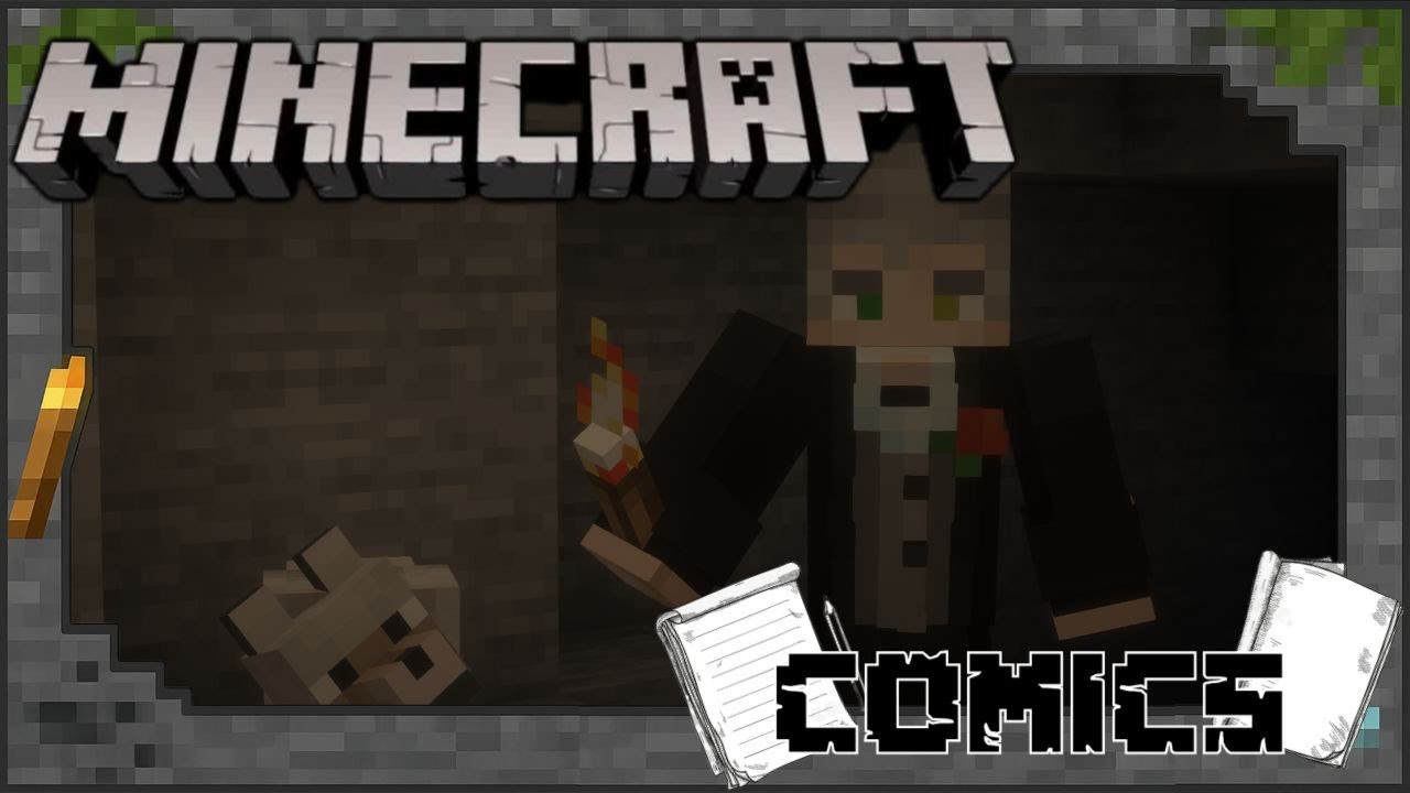 [MINECRAFT COMICS] SPOOKY LITTLE CAVE - YouTube