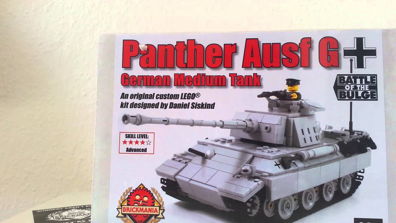 Lego ww2 PANTHER G - YouTube