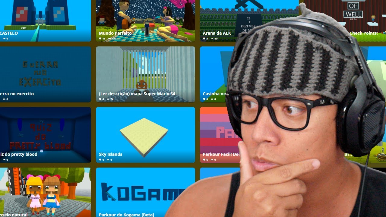 NOVOS MAPAS do KOGAMA - YouTube