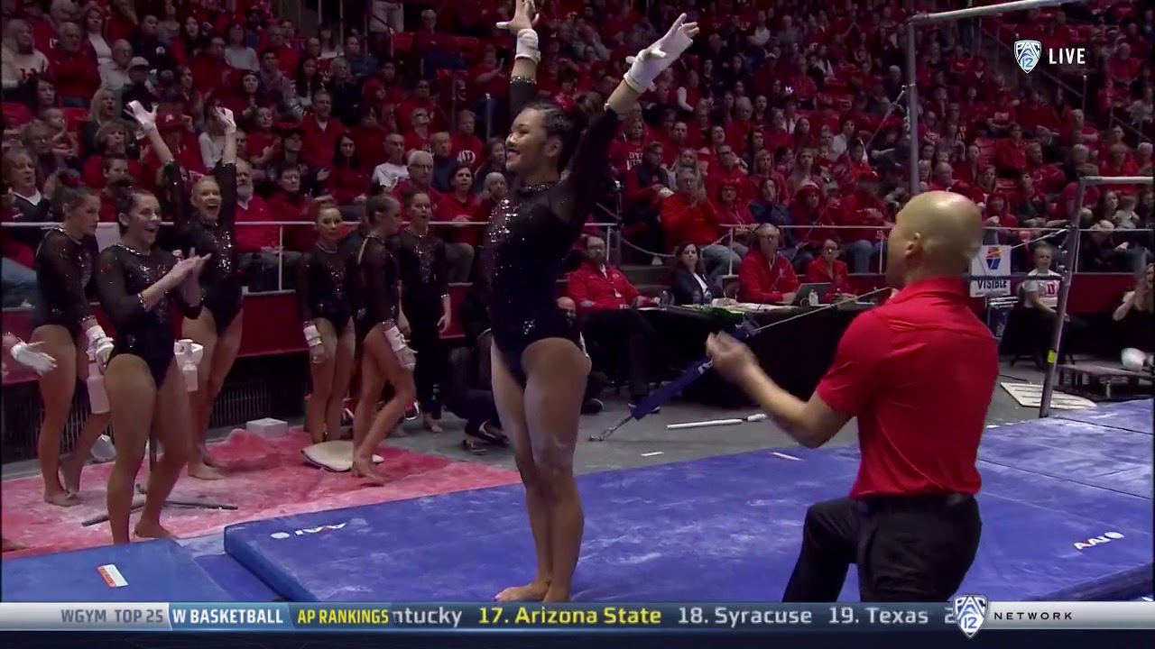 Kari Lee (Utah) 2019 Bars vs UCLA 9.825 - YouTube