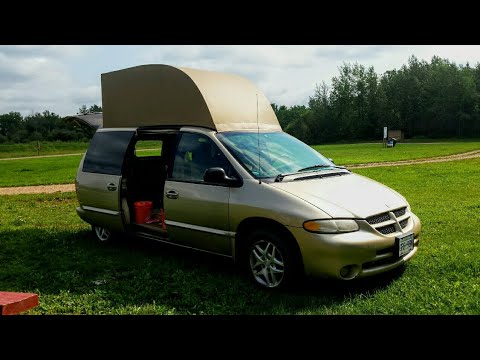 A look at the structure of Dodge Grand Caravan roof for camperizing ...
