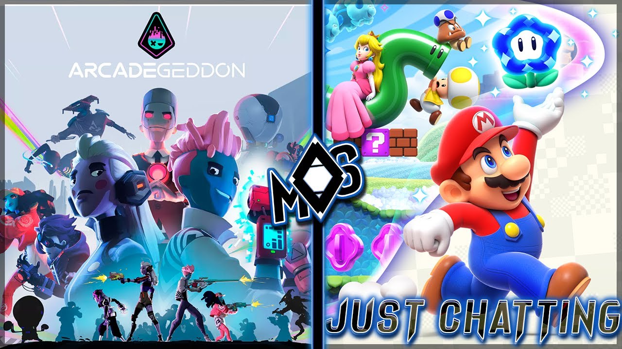 Arcadegddon and Just Chatting | Reacting to Super Mario Wonder Direct ...