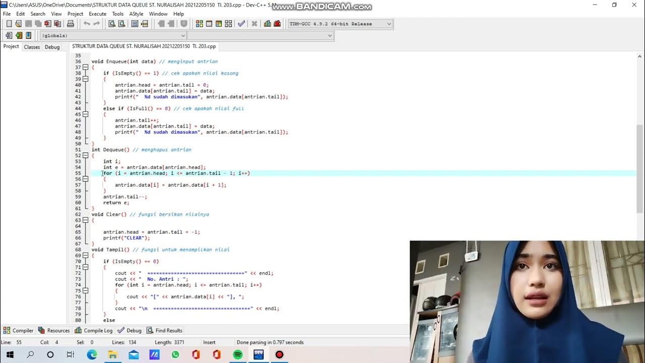 TUGAS STRUKTUR DATA PROGRAM QUEUE || UNIVERSITAS TEKNOLOGI AKBA ...