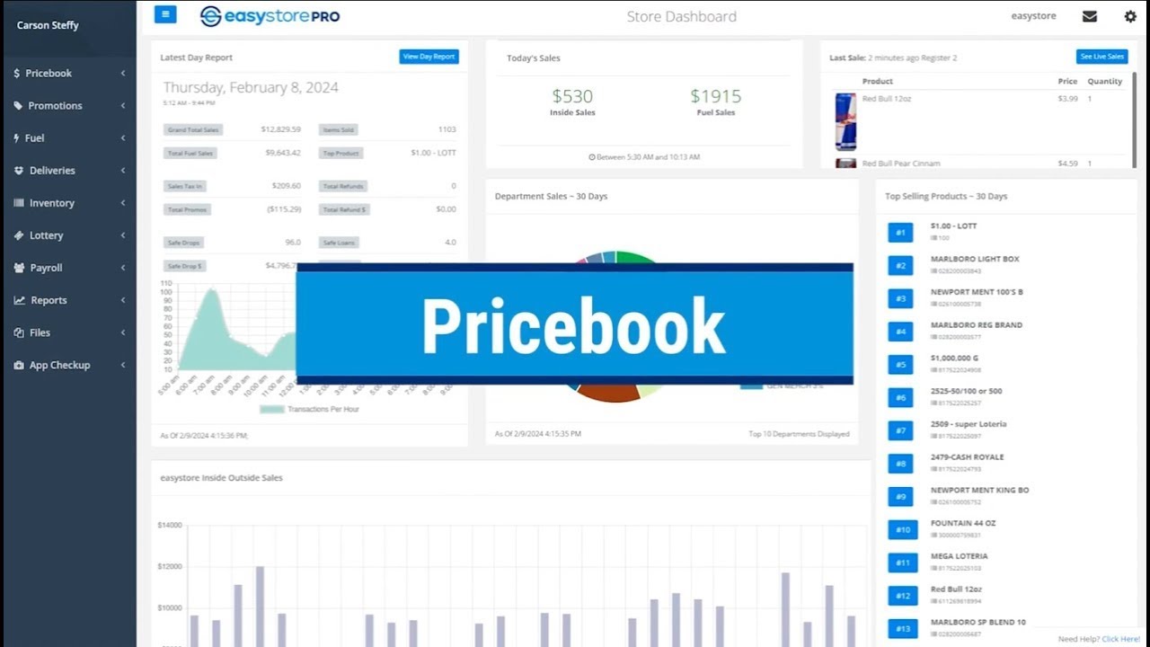 easystorePRO - Pricebook - YouTube