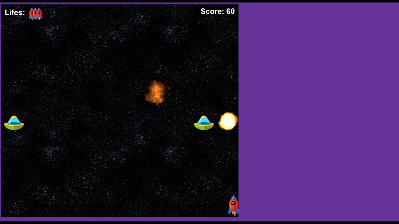 Space Shooter Game | JavaScript + Phaser 2 - YouTube