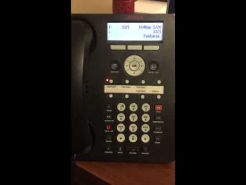 Phones: Avaya-Logging Out of Phones - YouTube