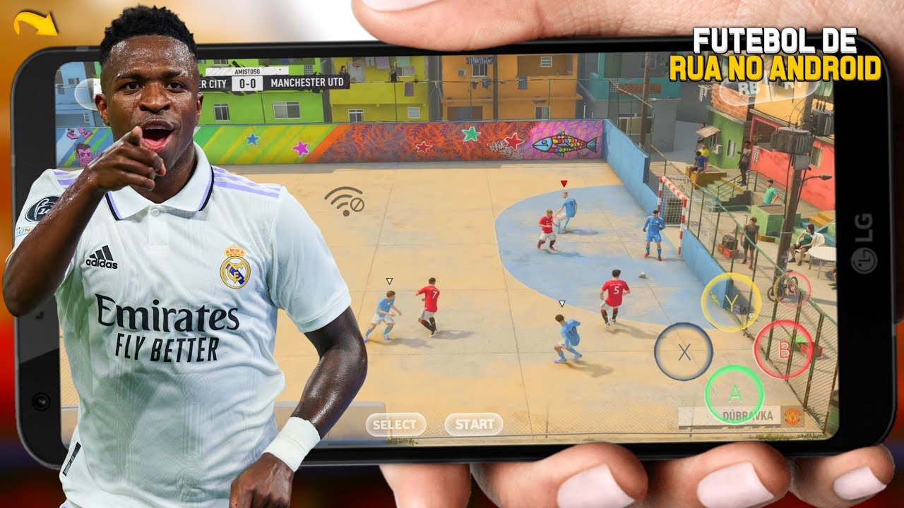 NOVO JOGO DE FUTEBOL DE RUA PARA ANDROID COM MODO JOGADOR E KITS ...