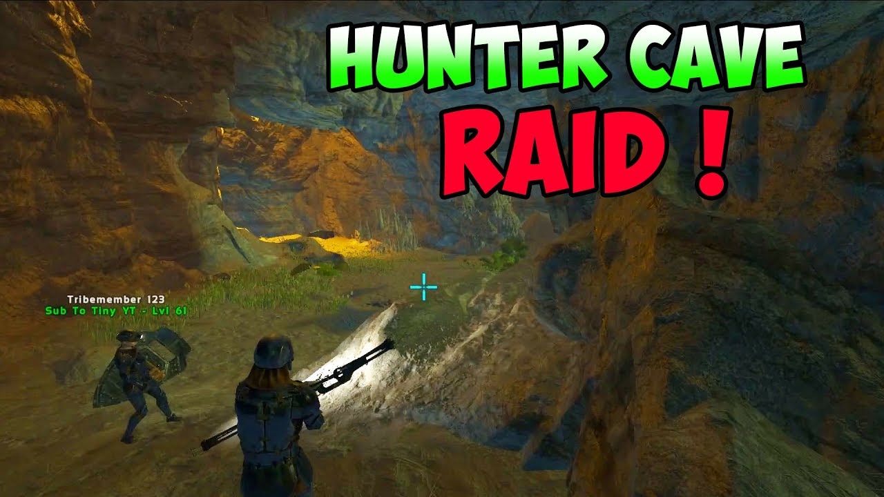 OUR HUNTER CAVE NOW ! | Small Tribes | ARK Survival Evolved Gameplay ...