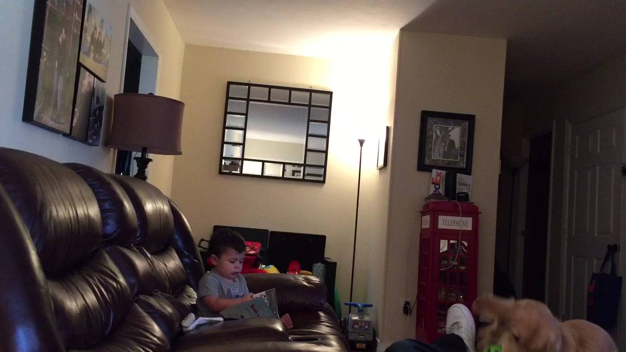 Benji reading a story. - YouTube