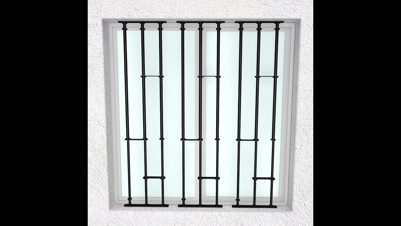 Window bars quick-release: comply & stay safe - YouTube