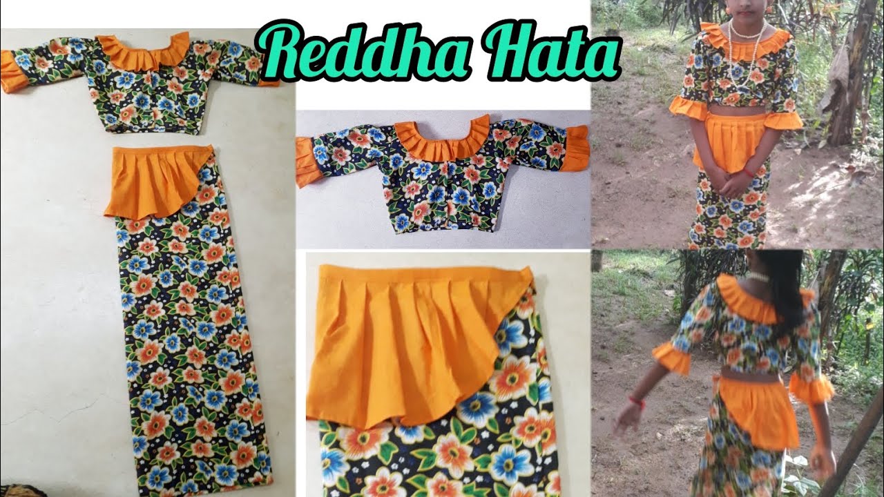 How to stich Reddha Hata|Part 1|Reddha|Srilankan traditional dress|lama ...