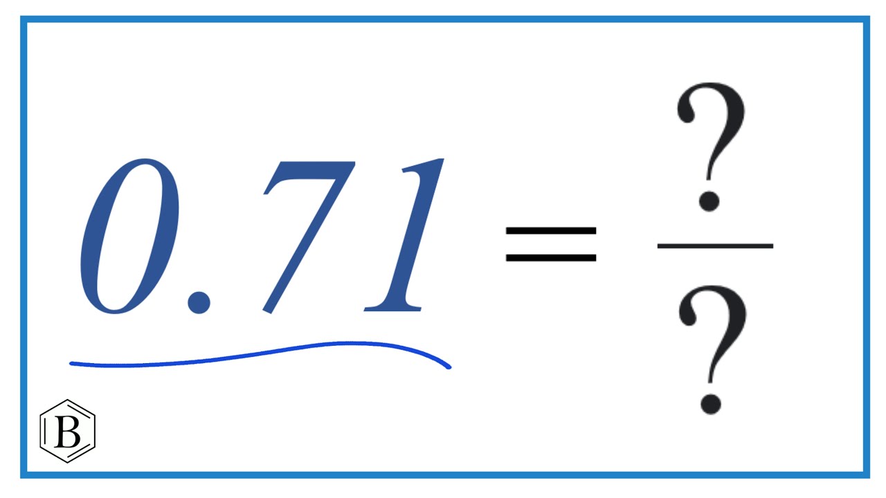 0 71 As A Fraction simplified Form YouTube 0 71 As A Fraction simplified Form YouTube