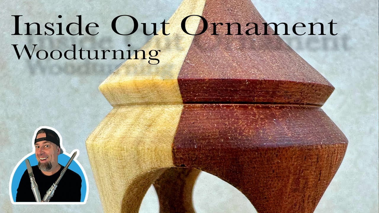Inside out ornament Woodturning - YouTube