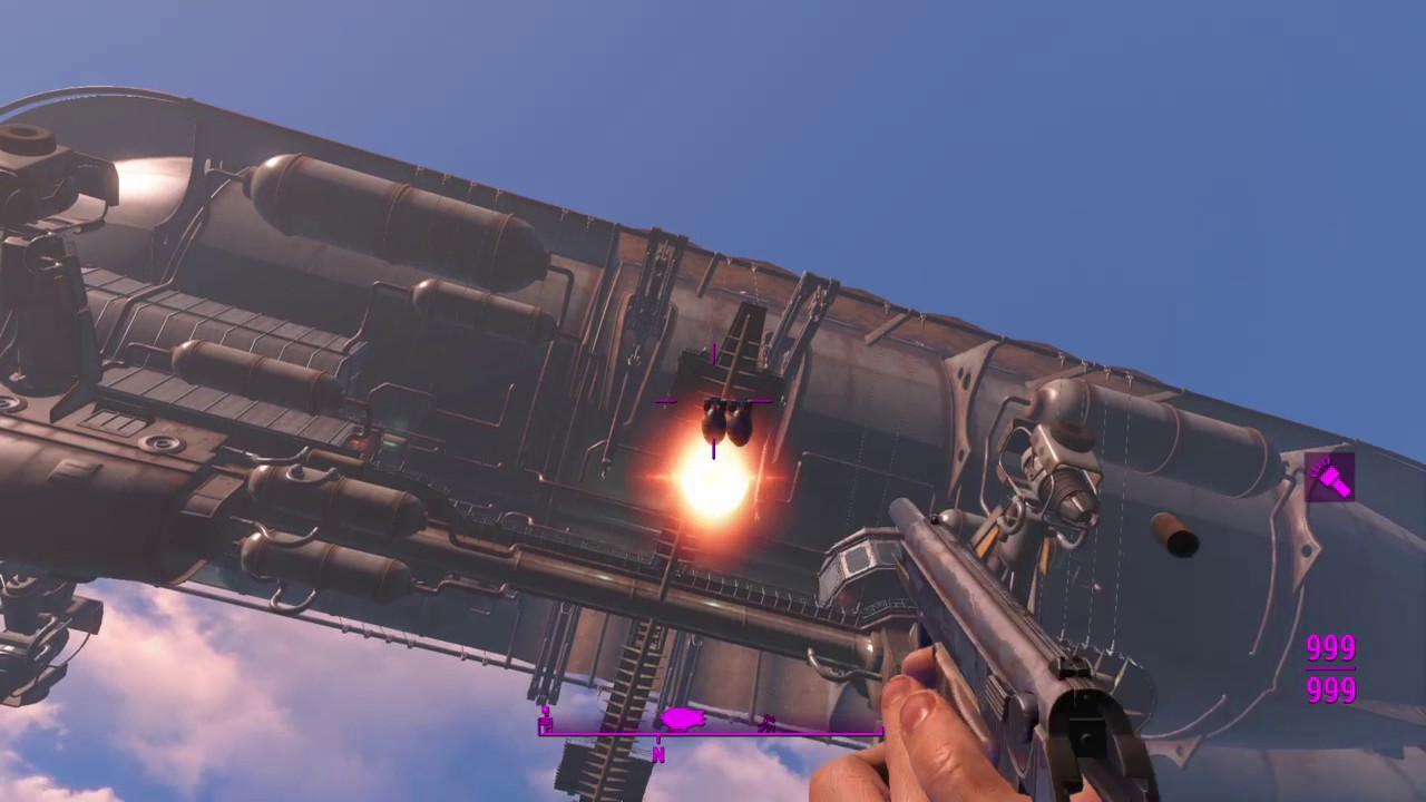 Fallout 4, nuke pistol spam - YouTube
