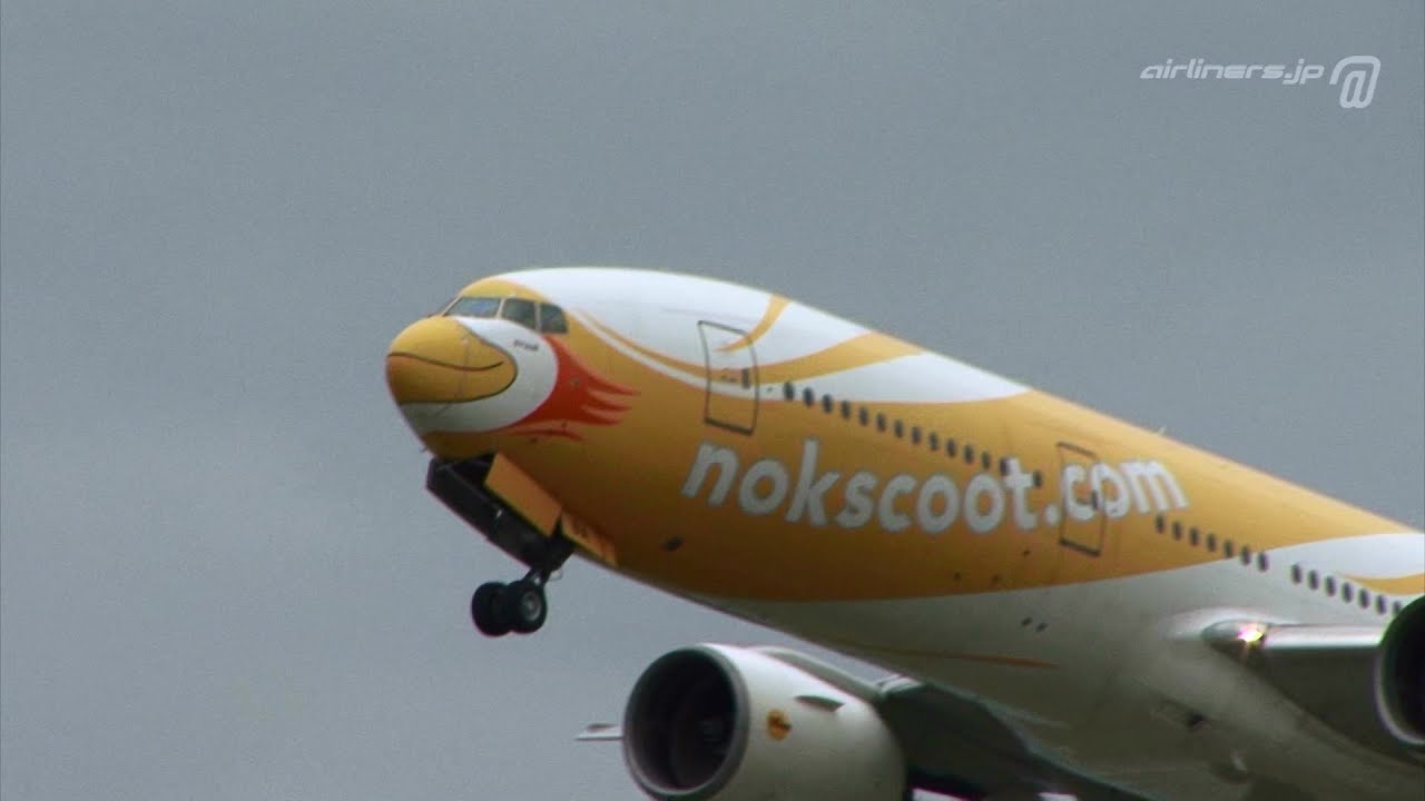 [2019 Kansai] NokScoot 777-200ER《XW772 HS-XBA KIX190924》 - YouTube
