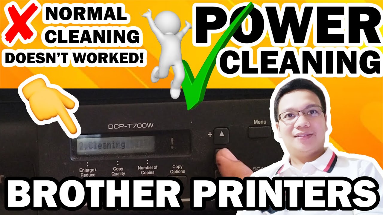 HOW TO POWER/DEEP CLEAN YOUR BROTHER PRINTERS? - YouTube