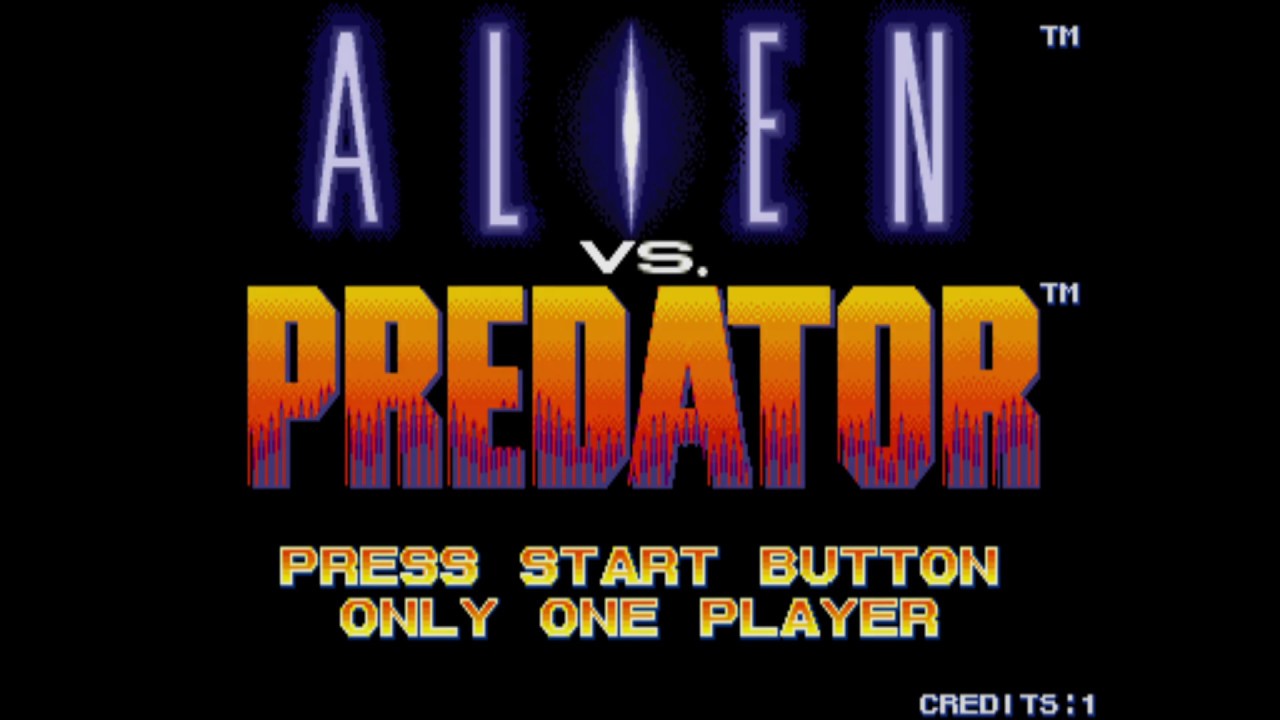 INTRO Alien VS Predator (Arcade MAME Game System Intro) - YouTube