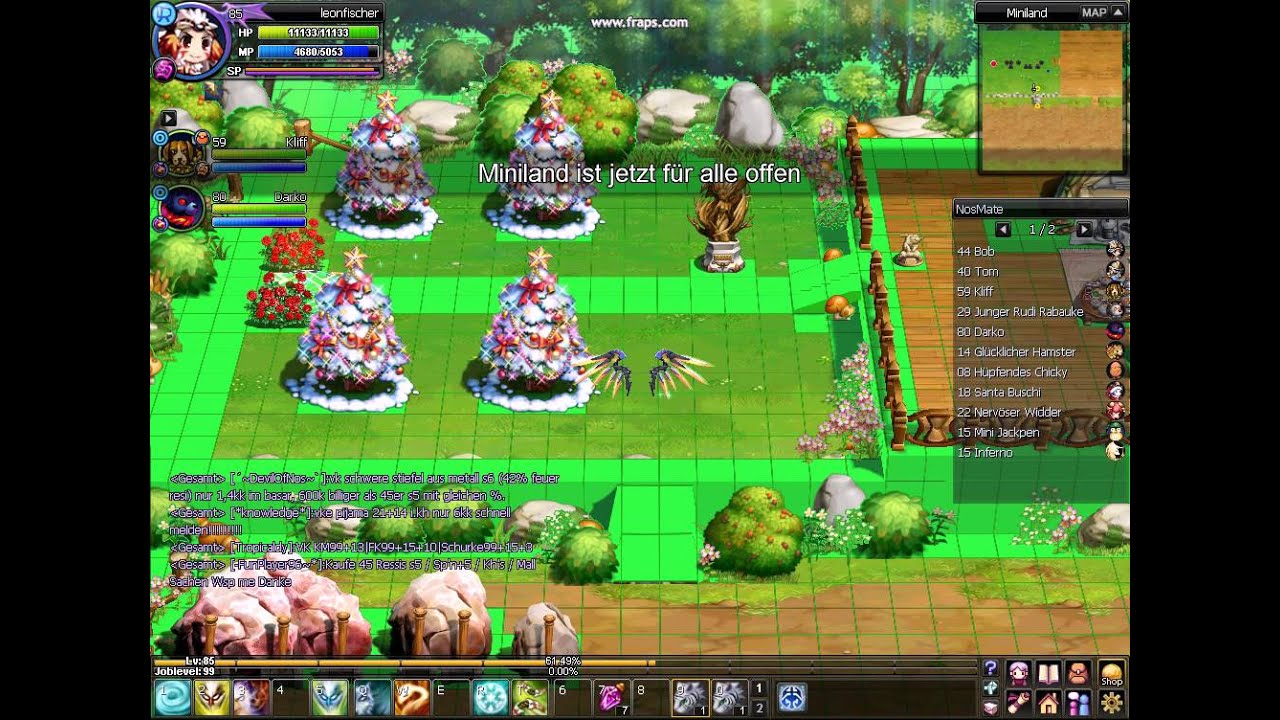 Nostale Miniland Objekte installieren - YouTube