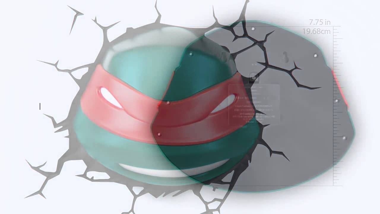 3D FX Deco Lights TMNT Raphael Promotional Video - YouTube
