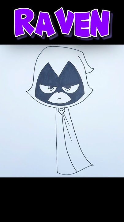 How To Draw Raven | TEEN TITANS GO | Step By Step #drawing #draw # ...