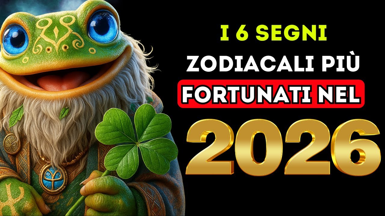 I 6 segni zodiacali più fortunati nel 2026. Oroscopo annuale. - YouTube