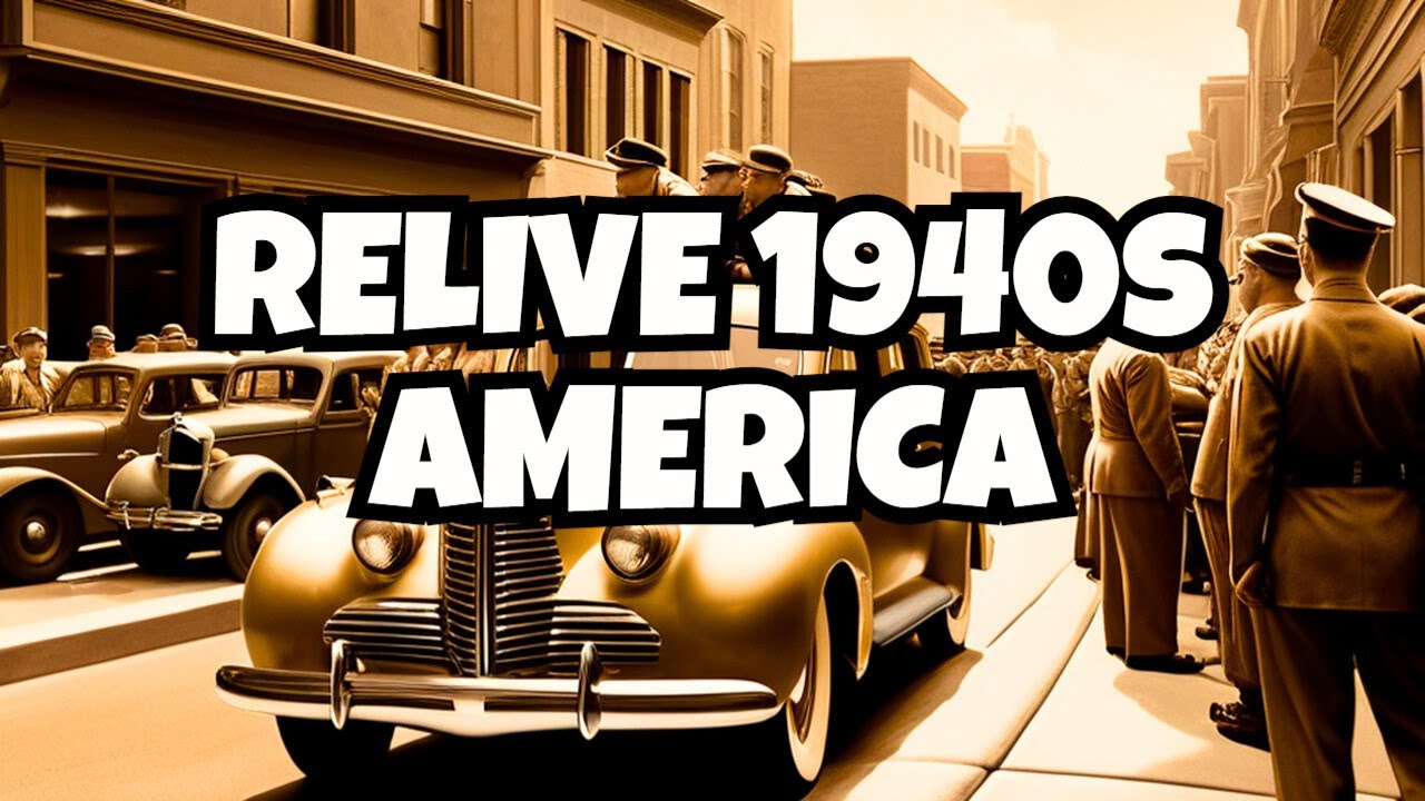 Travel Through Time Reliving American Life In The 1940s - YouTube