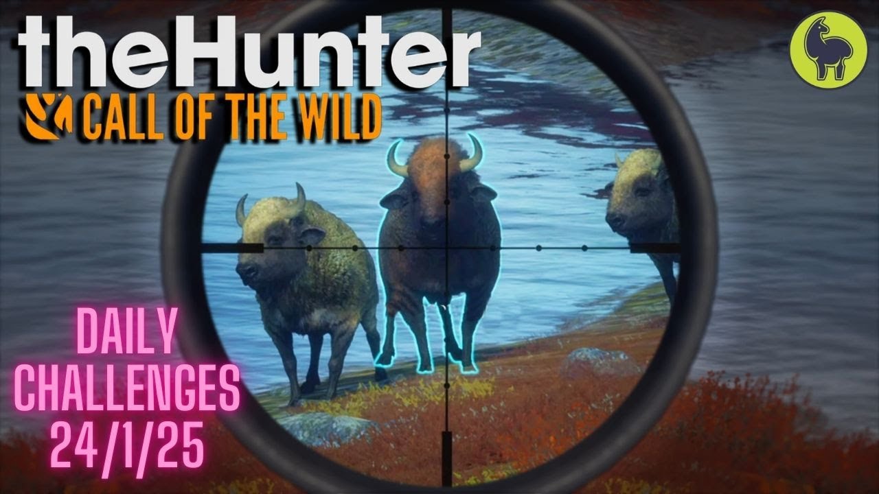 Daily Challenges 24/1/25 | theHunter: Call of the Wild - YouTube