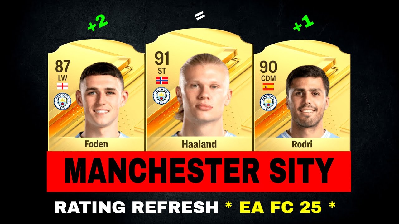 EA FC 25 | NEW MANCHESTER CITY PLAYER RATINGS !!! | (FIFA25) 🔥😱ft ...
