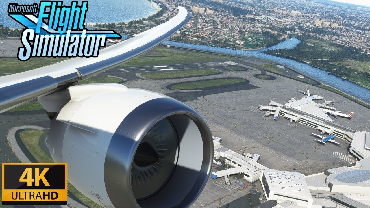 (4K) Qantas 787-10 Take-off from Sydney | Microsoft Flight Simulator ...