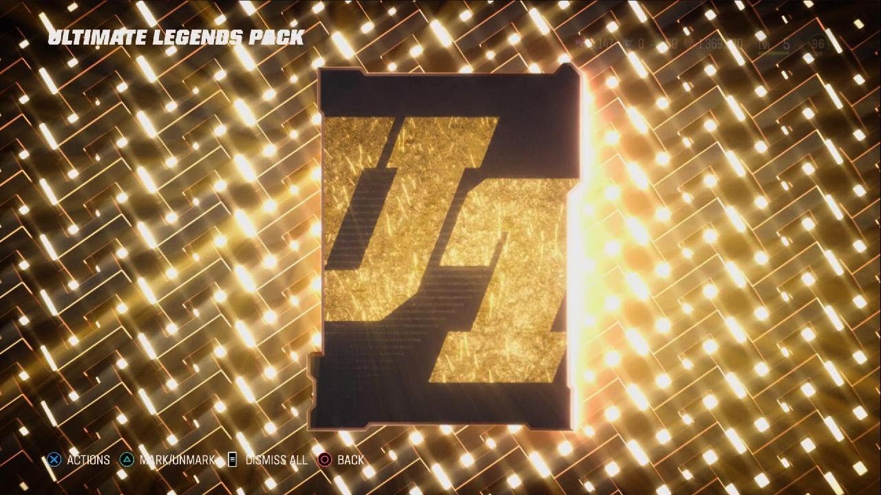 Opening all the ultimate legend packs - YouTube