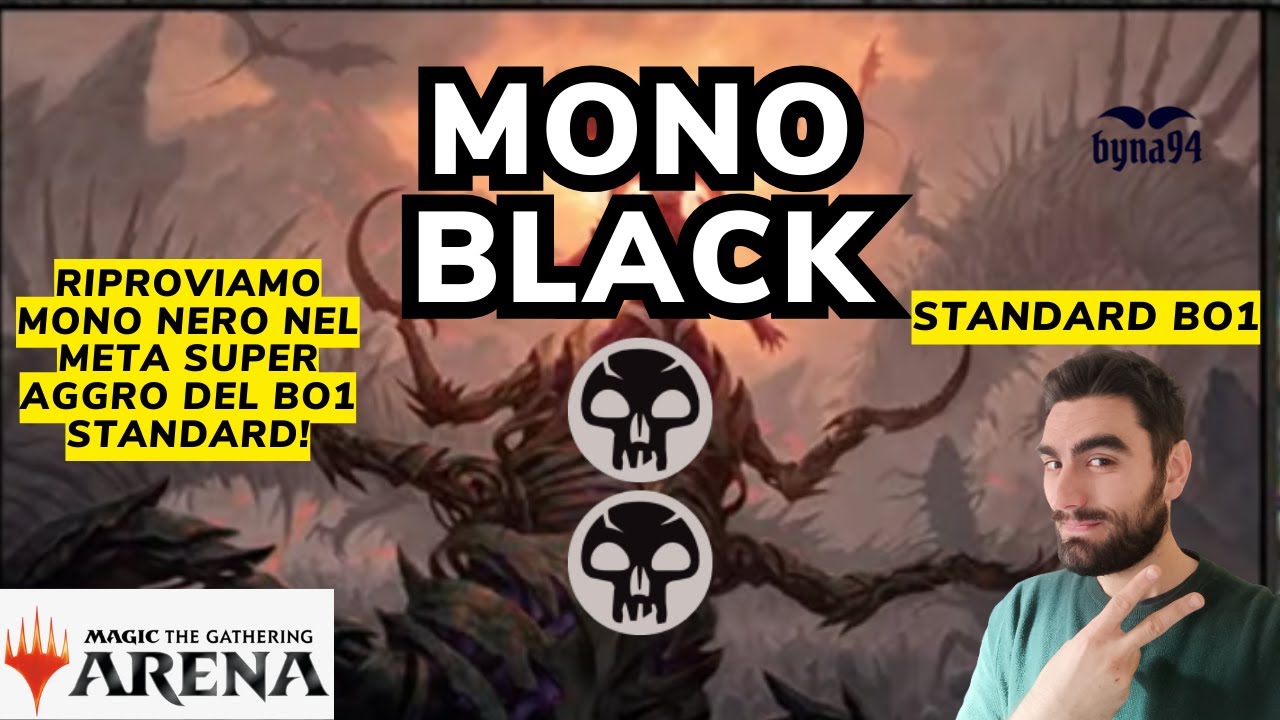 MONO NERO Standard Bo1 #mtgarena #mtgita #mtg - YouTube