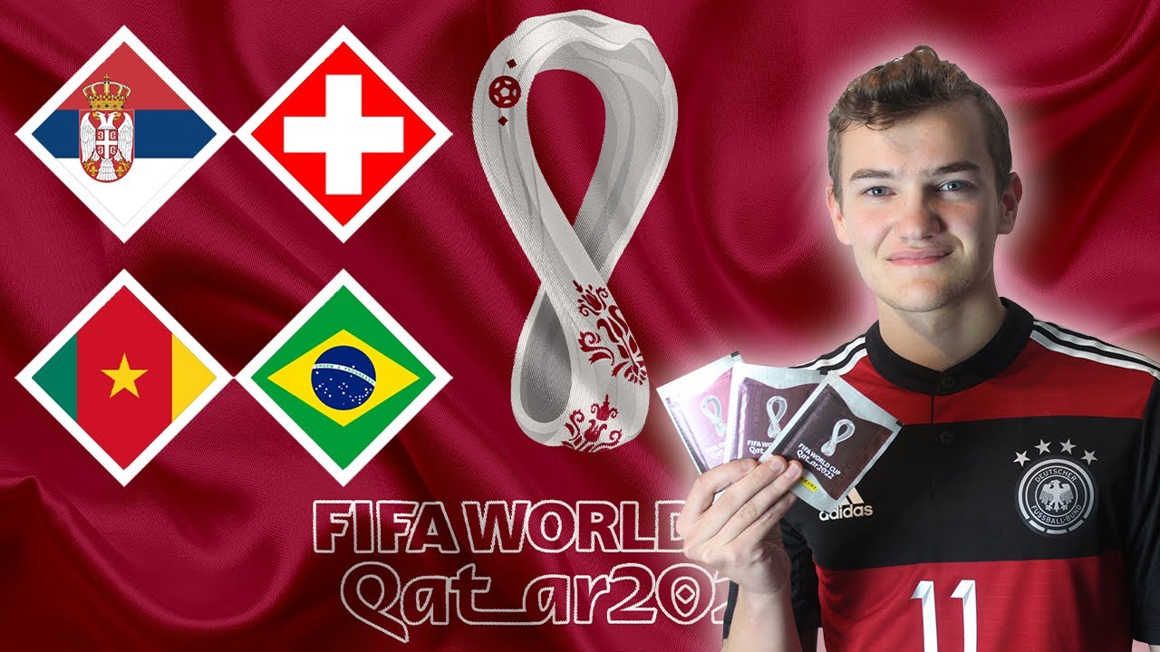 Serbien - Schweiz & Kamerun - Brasilien FIFA World Cup 2022 Panini ...