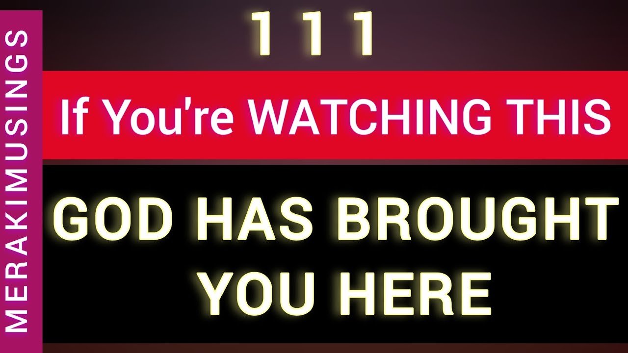 111 God Has Brought You Hear 🤗 Angel Messages [ God Message for you ...
