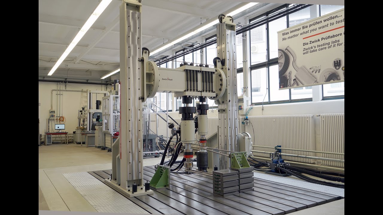 Modular portal frame test bench for dynamic contract testing by ...