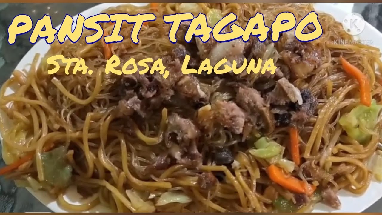 THE BEST PANSIT in STA. ROSA, LAGUNA. Masarap at Mura pa. ORIGINAL LMC ...