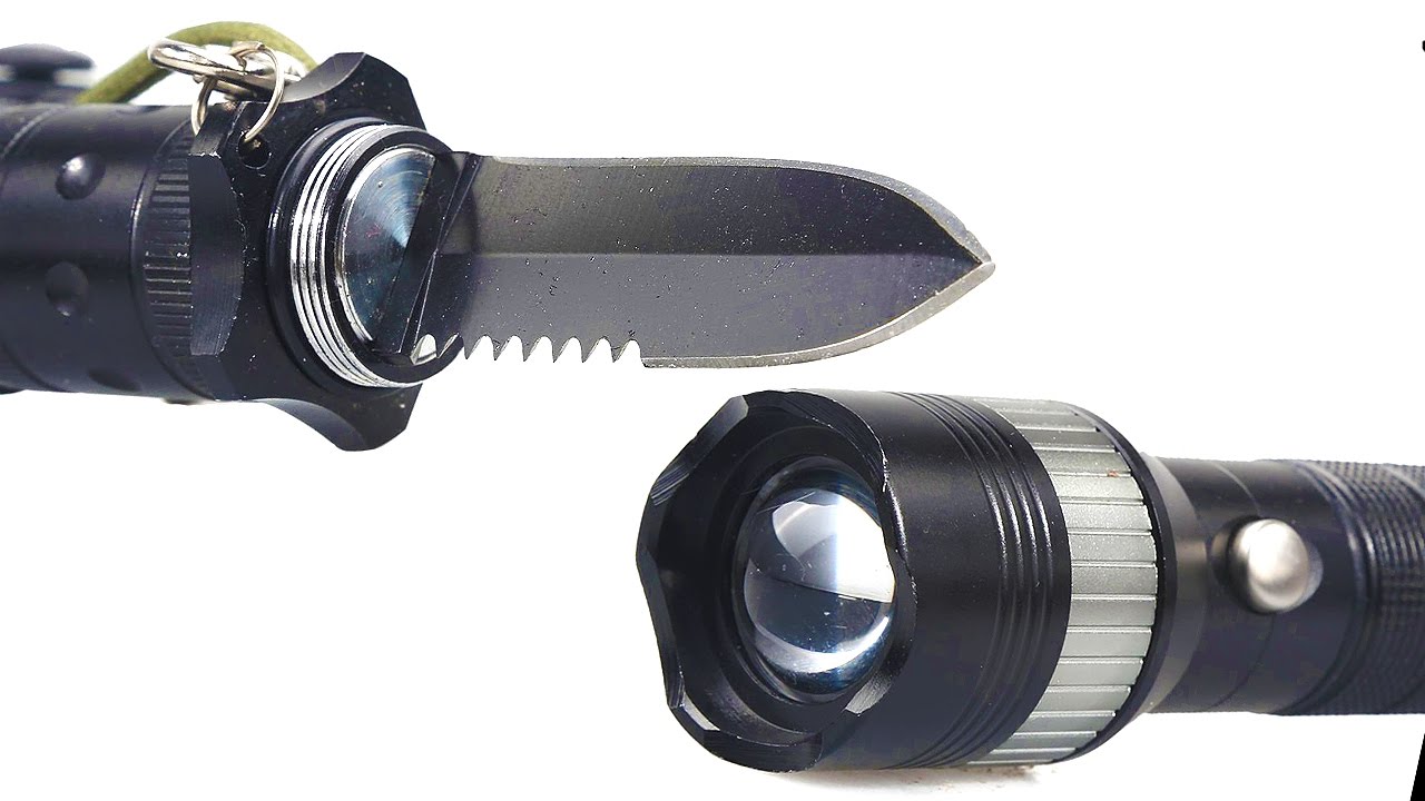 Tactical Flashlight Multi-Tool - YouTube