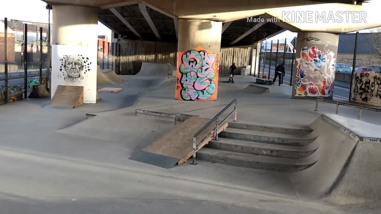 Manchester skatepark launches ladies night - YouTube