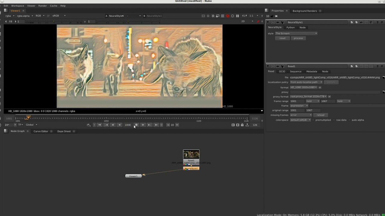 Neural Style in Nuke - YouTube