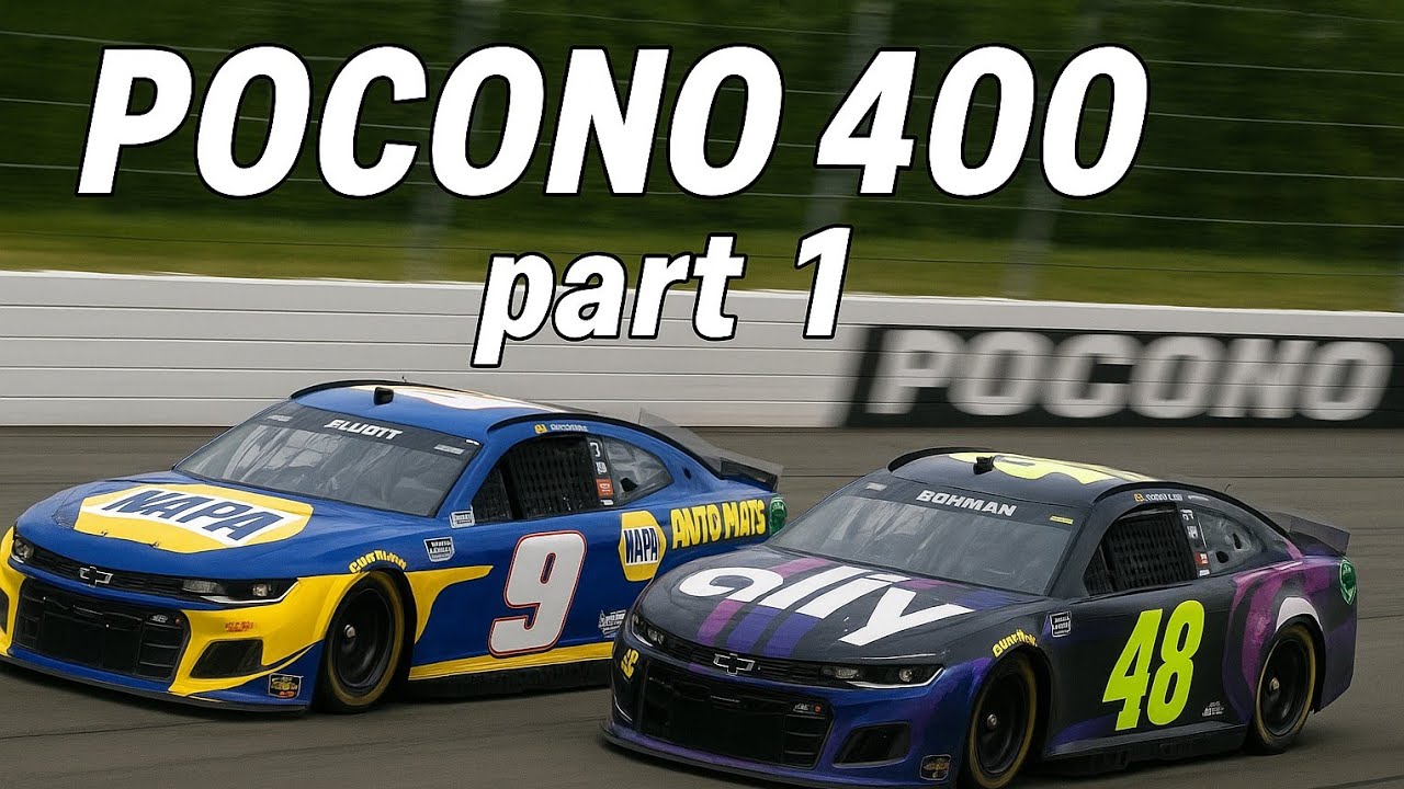 Tricky Triangle Mayhem — NASCAR 25 Pocono 400 Part 1 | 25 Days of Speed ...