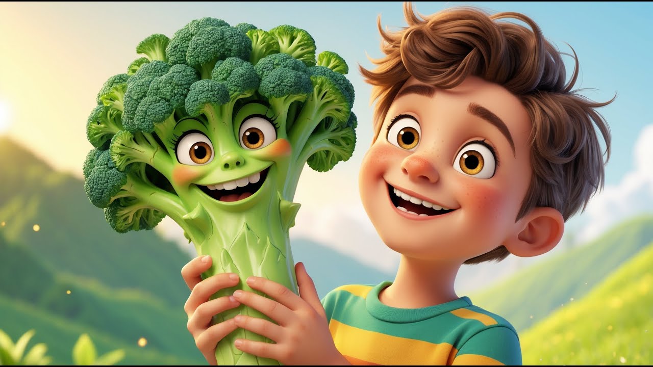 Broccoli Power 🥦💪 Strength, Health, and Fun 🎶 Song for Kids - YouTube