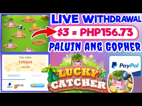 LUCKY CATCHER LIVE WITHDRAWAL PHP156.73 [$3] |How to withdraw PAYING APP!|misisj 7
