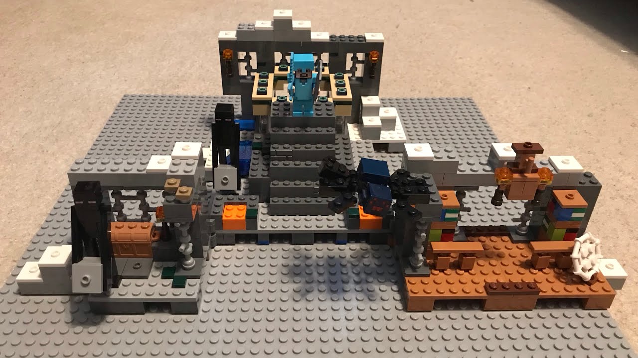 Lego Minecraft 21124 The End Portal Stop Motion Build + Review - YouTube