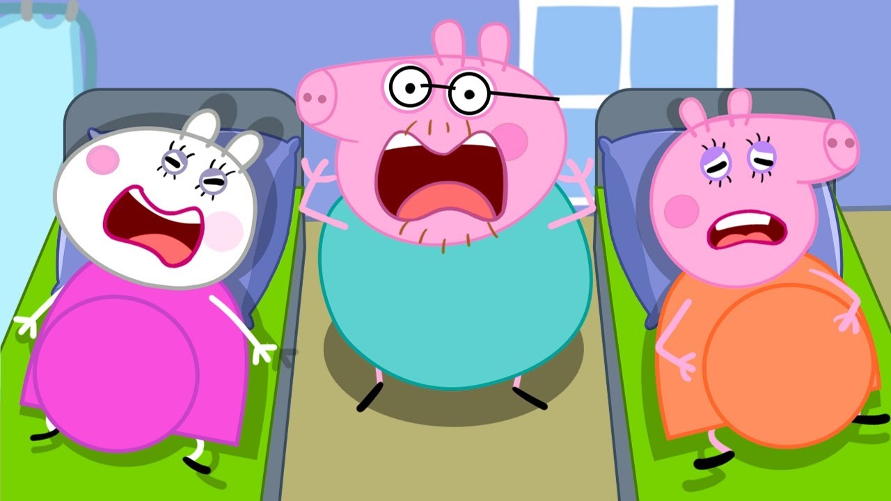Mummy Sheep vs Mummy Pig is Pregnant | Peppa Pig Funny Animation - YouTube